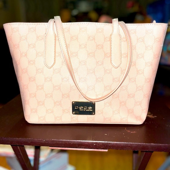 bebe | Bags | Guc Bebe Pink Tote Bag | Poshmark